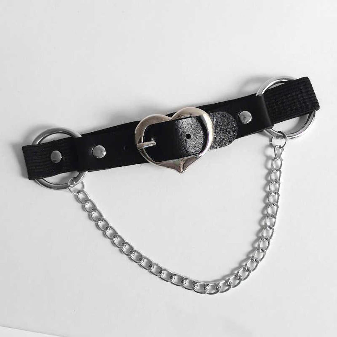 Y2K Spicy Girl Leg Chain,alternative Leg Strap,y2k Choker Heart Leglace ...