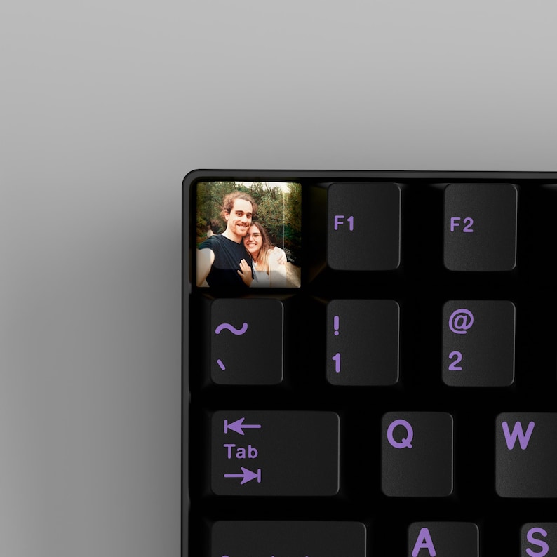 Custom Photo Keycap – Valentines Day Gift, Personalized Keyboard Keycap ...