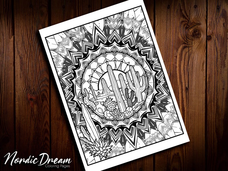 51 Psychedelic Mandala Coloring Pages for Adults Vol. 2, Trippy Mind ...