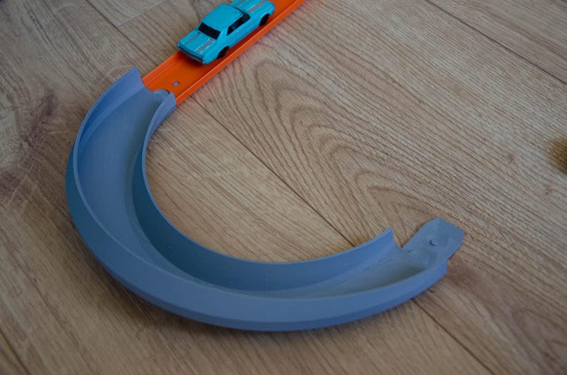 180 Degree Bank Turn Hot Wheels Compatible Track Connector, Hot Wheels ...