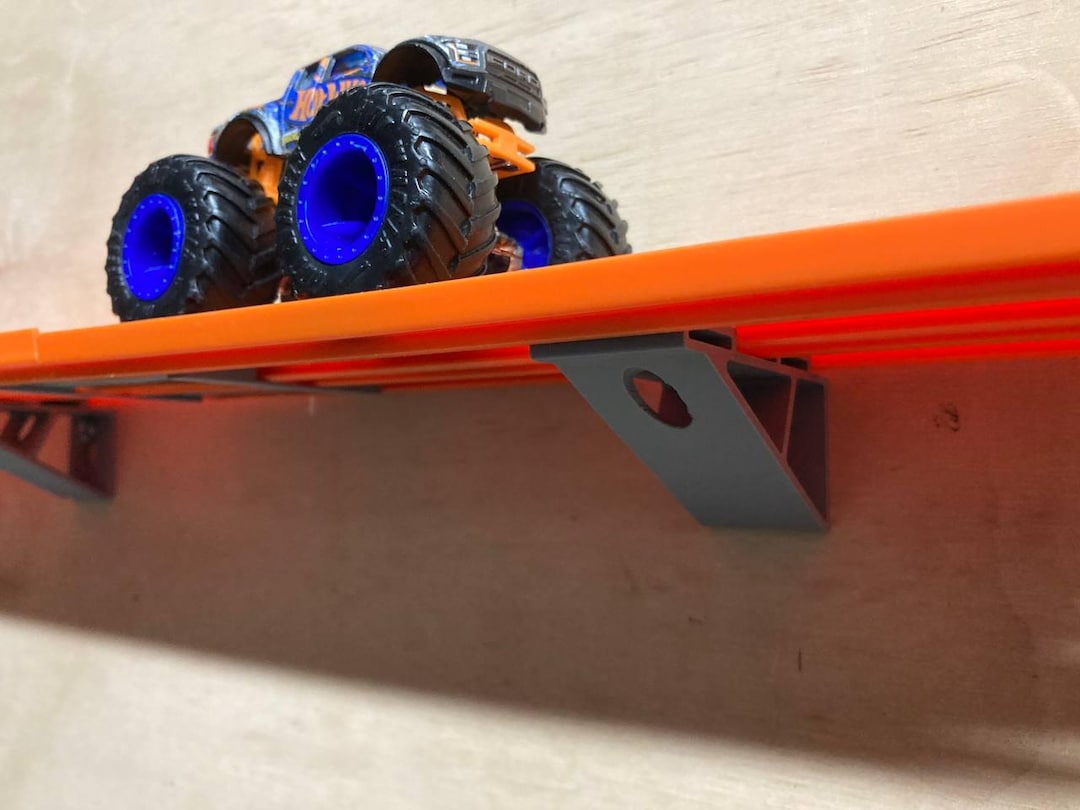 2 Lane Track Wall Mount, Double Lane Wall Mount, Monster Truck Track ...