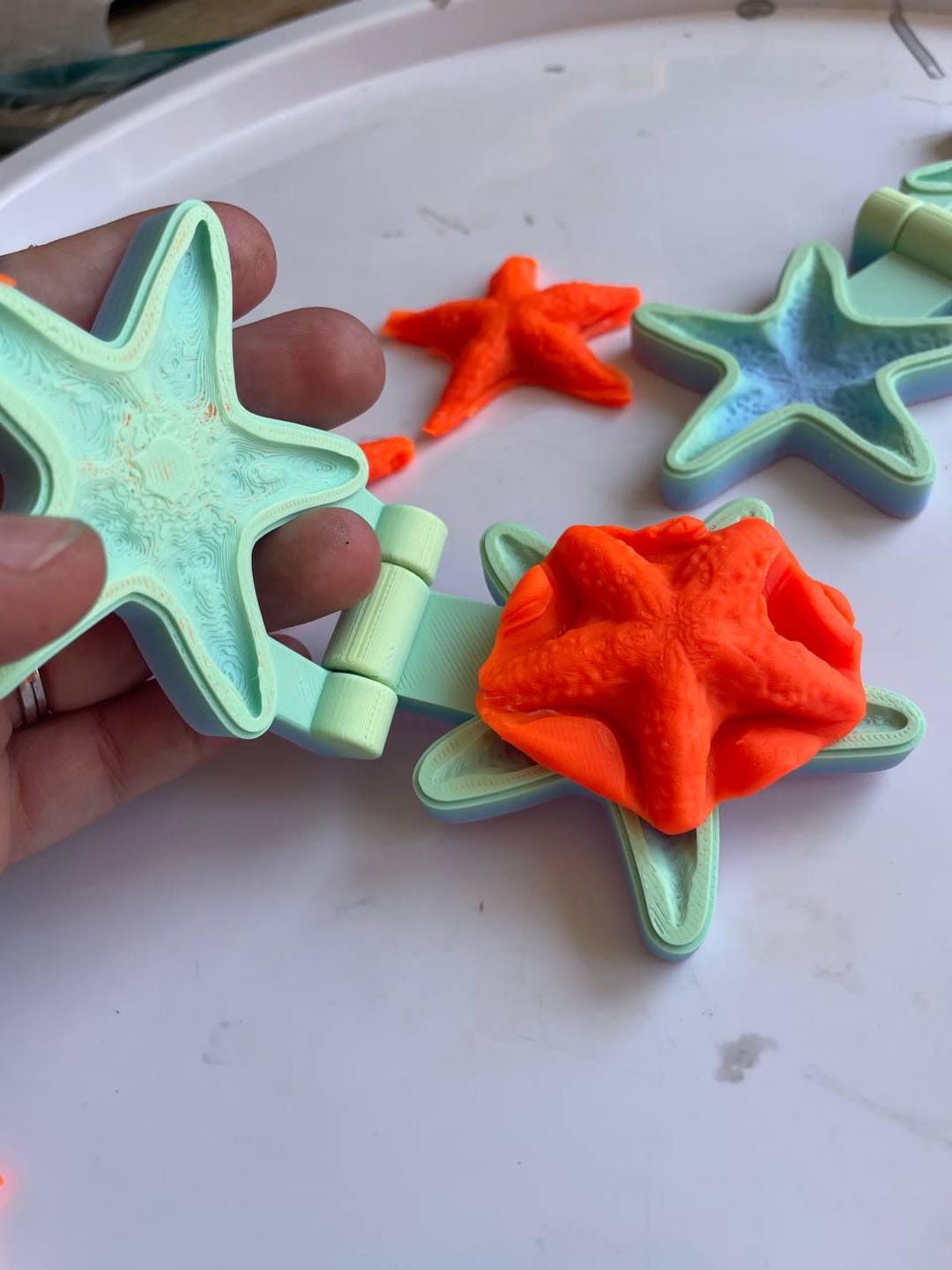 Star Fish Mold Play Dough or Sand, Montersorri, Kinetic Sand Underwater ...