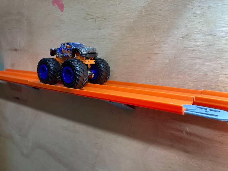 3D Printed Hot Wheels Track Wall Mount: for 2-lane Epic Races - Etsy