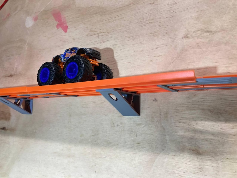 3D Printed Hot Wheels Track Wall Mount: for 2-lane Epic Races - Etsy