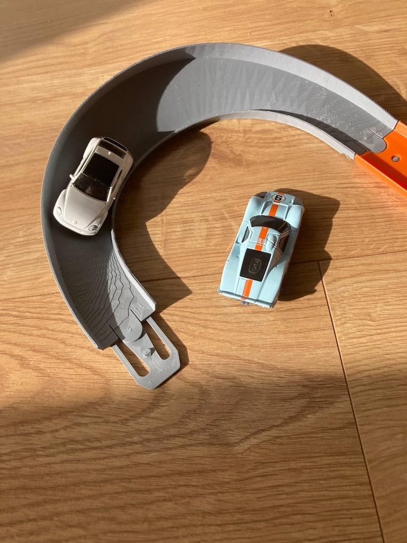 180 Degree Bank Turn: Hot Wheels Compatible Track Connector - Etsy