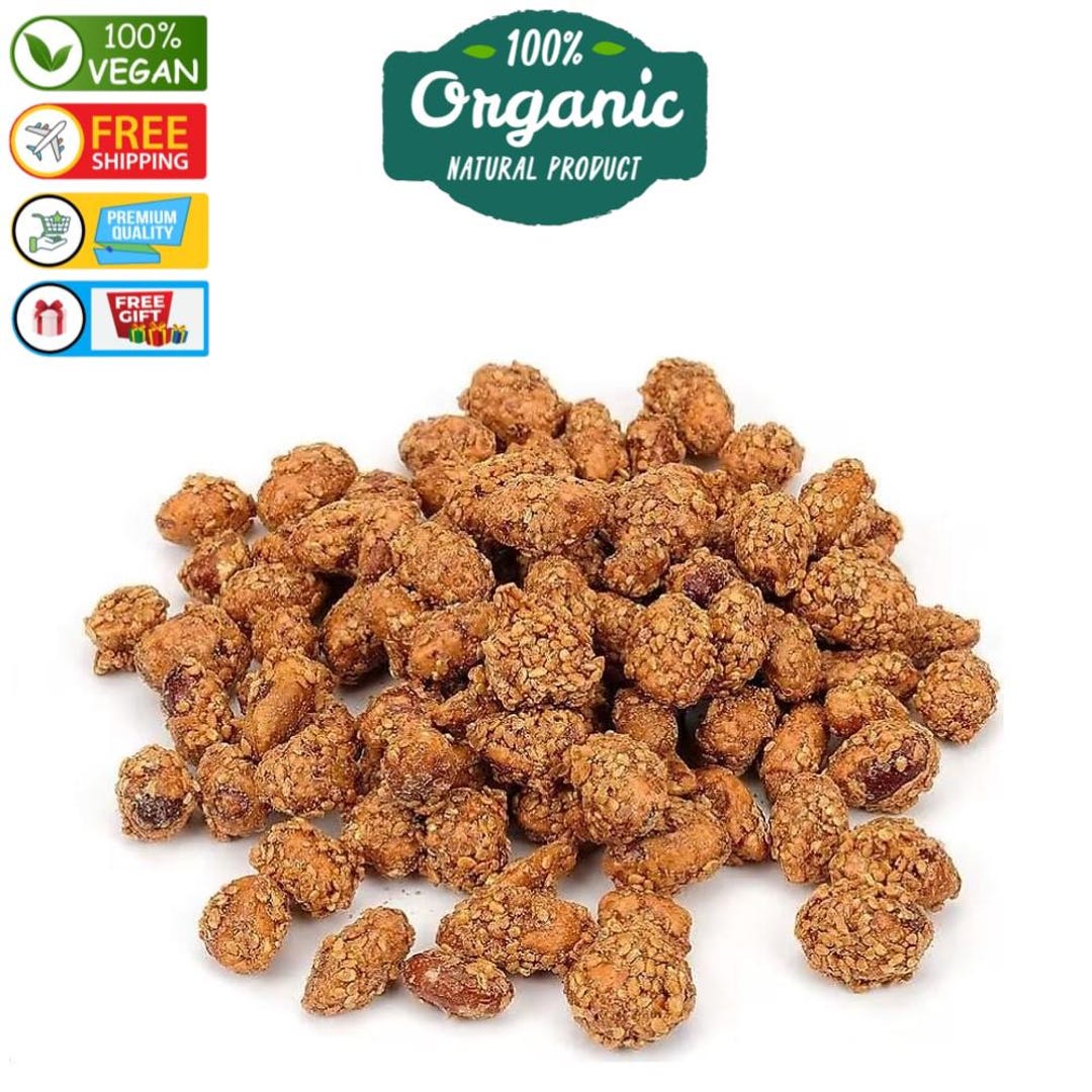 Sesame Honey Glazed Peanuts: Sweet & Spicy Crunchy Snack - Etsy