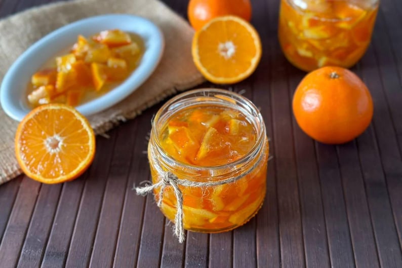 Homemade Natural Orange Peel Jam, Orange Peel Marmalade,orange Jam ...