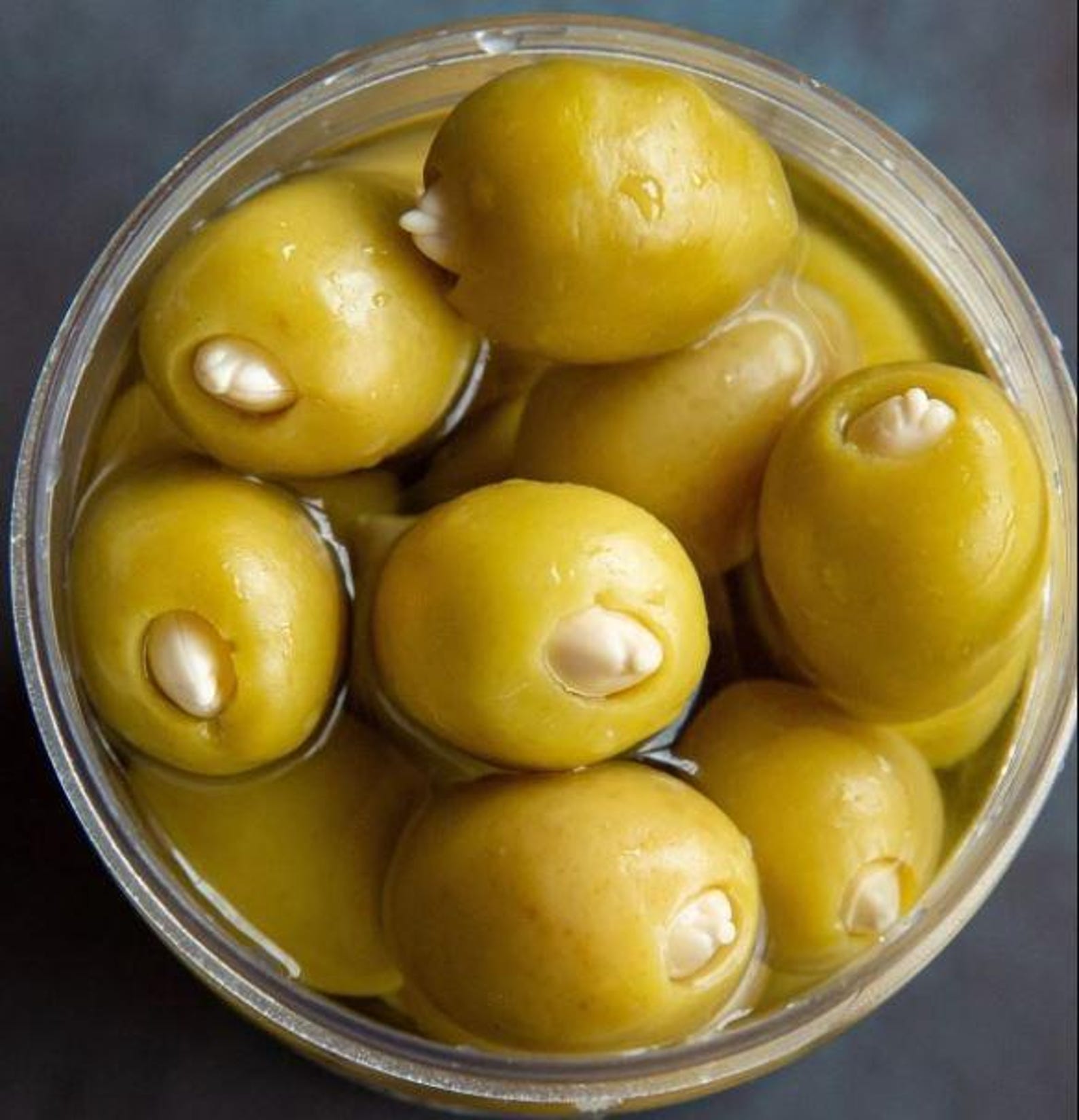 Organic Green Olives Stuffed With Almonds: Mediterranean Vegan Snack - Etsy