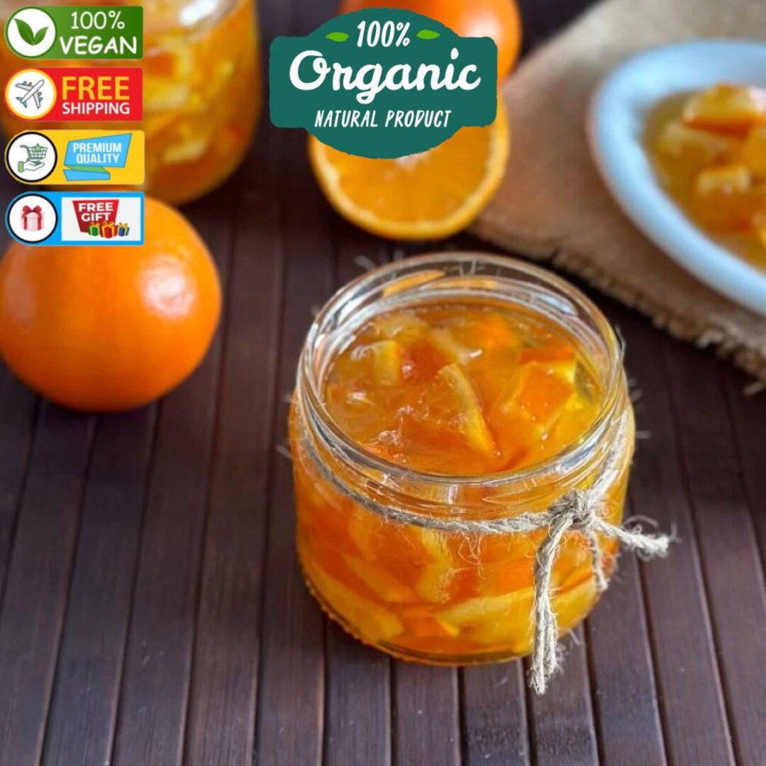 Homemade Natural Orange Peel Jam, Orange Peel Marmalade,orange Jam ...