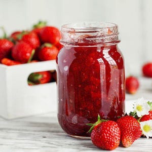 Organic Strawberry Jam,pure Strawberry Jam,authentic Foods,traditional ...