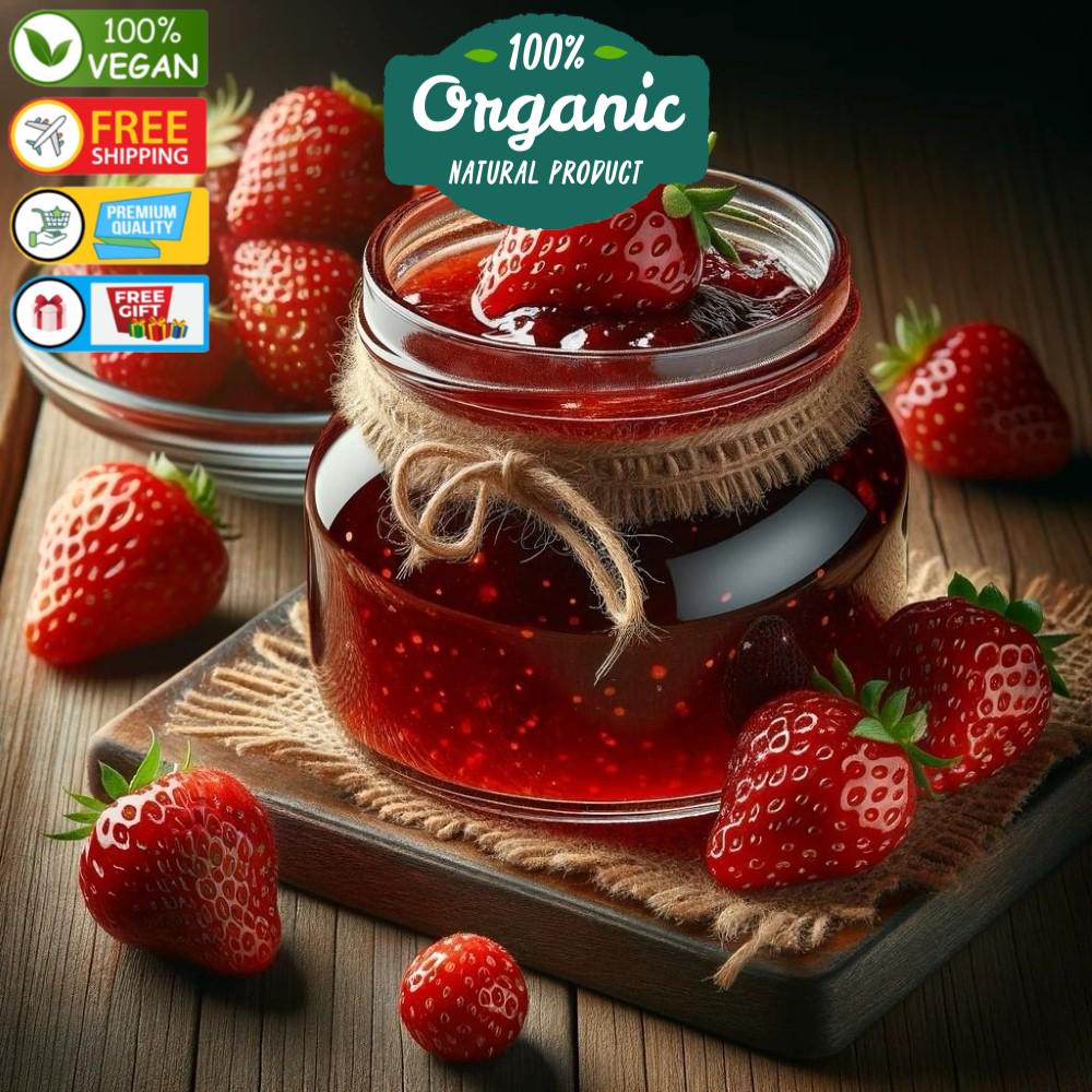 Organic Strawberry Jam,pure Strawberry Jam,authentic Foods,traditional ...