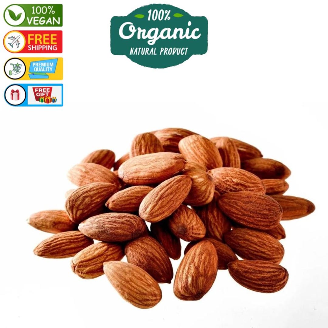 Organic Roasted Almonds, Turkish Nuts, Premium Quality Almond, Healthy ...
