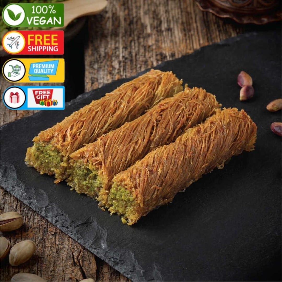 Handmade Turkish Kadayifi Pistachio Dessert: Gourmet Authentic Taste - Etsy