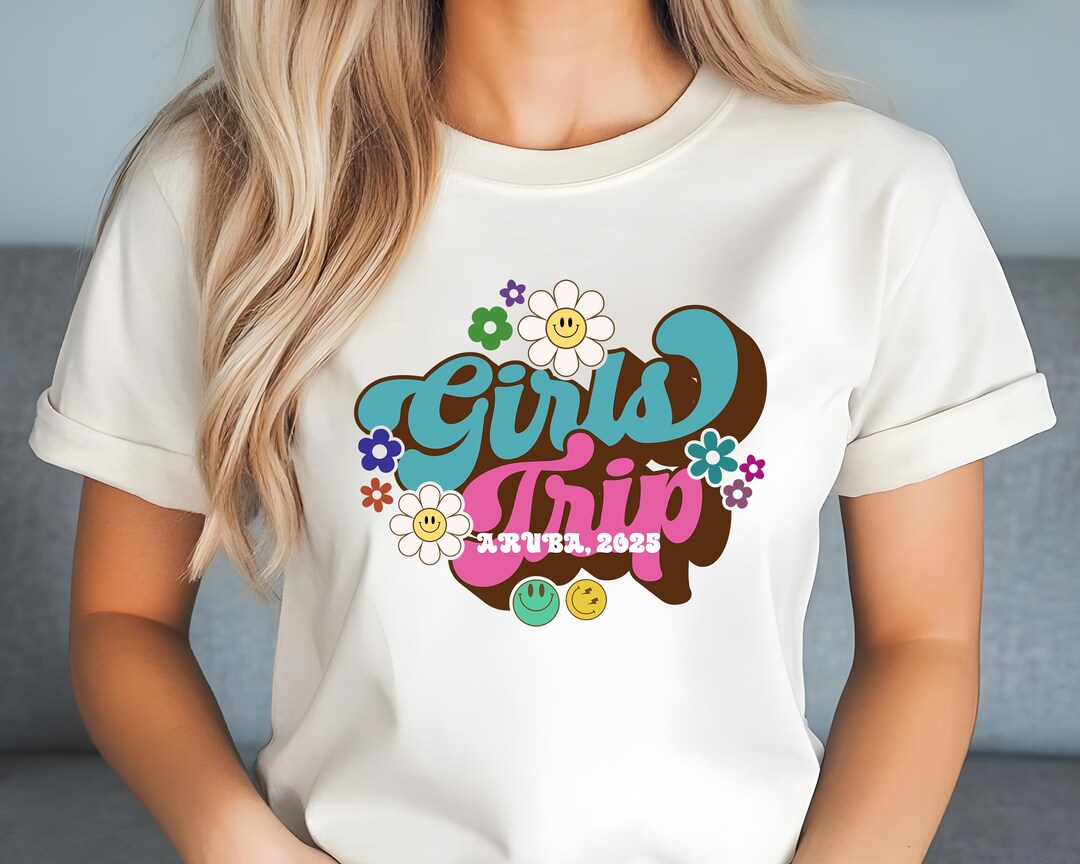 Custom Destination Girls Trip 2025 Shirt, Girls Travel Shirt, Girls ...