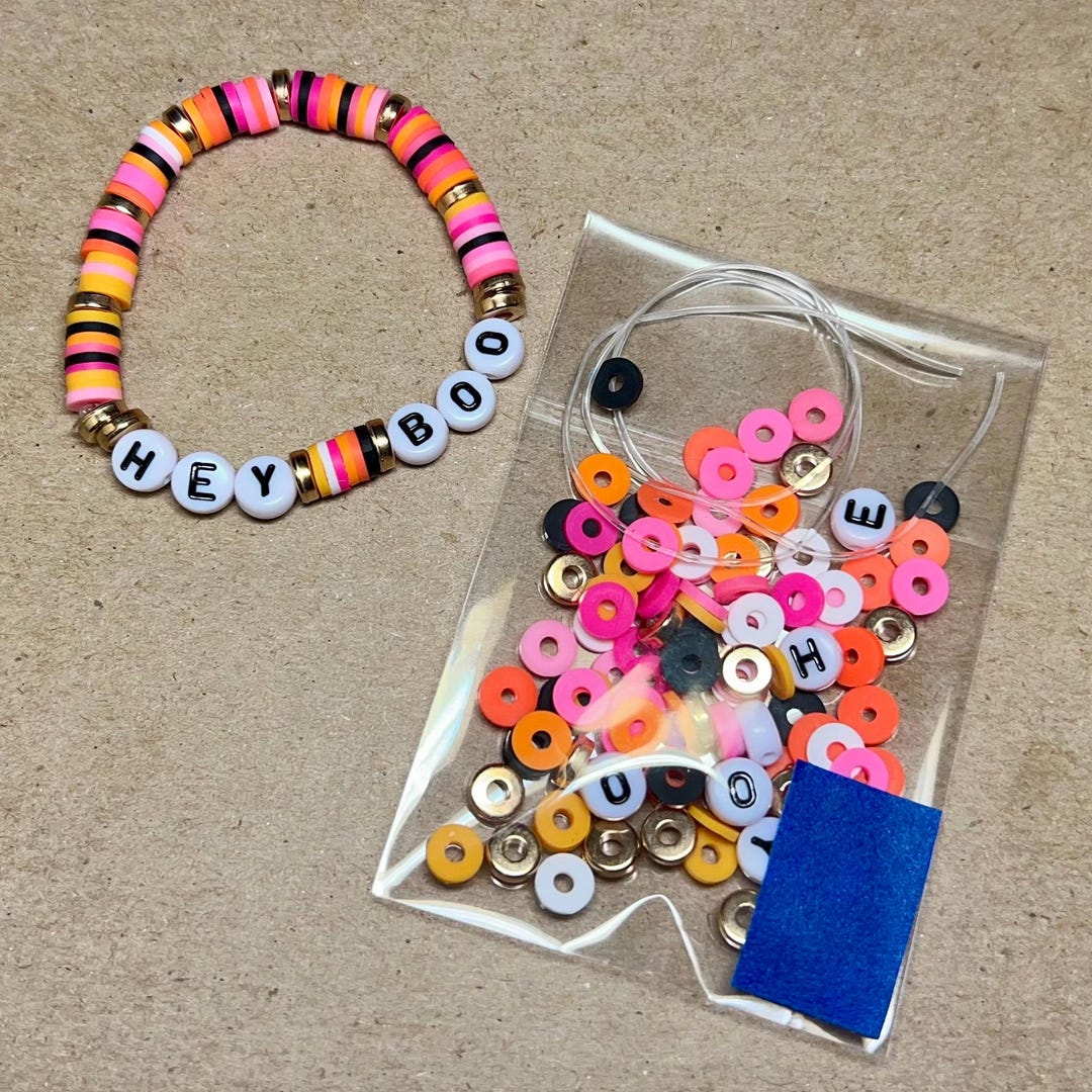 Friendship Bracelet Kit - HEY BOO - DIY Swiftie Friendship Bracelet Kit ...