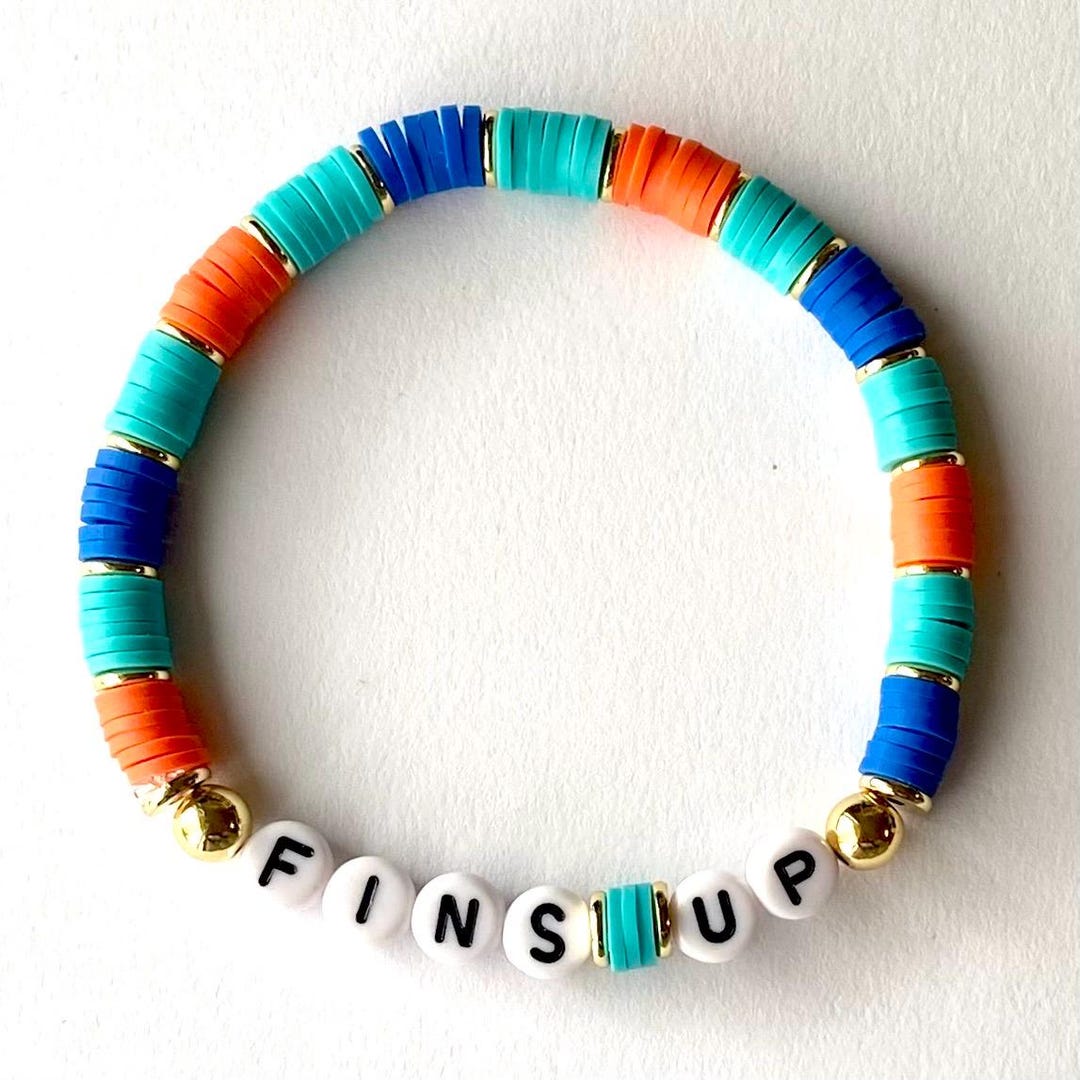 FINS UP - Miami Dolphins - Football - DOLPHINS - Handmade Football Team ...