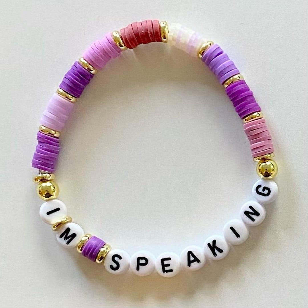 I’M SPEAKING - Kamala Harris - Handmade Political Jewelry - Vote Harris ...