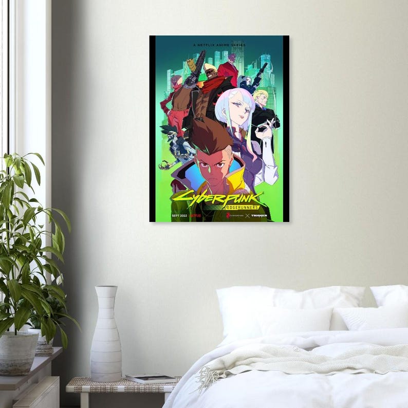 Cyberpunk Anime Poster Cyberpunk Edgerunners Wall Art for Anime Fan - Etsy