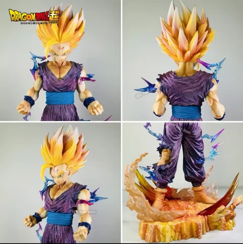 Gohan SSJ2 Vs Cell Custom Statue - Etsy Australia
