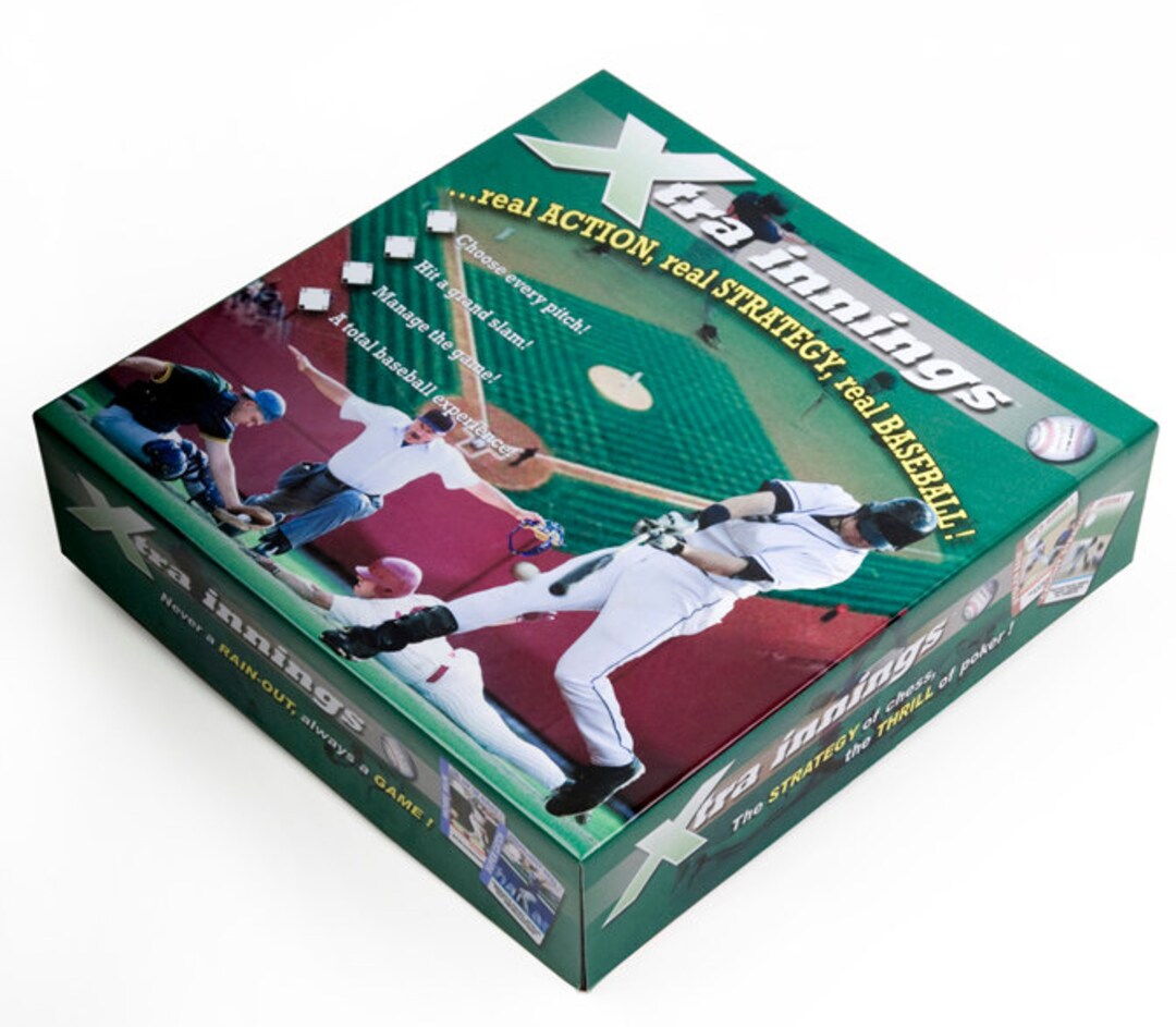 Baseball - Xtra Innings Strategy Baseball Board Game - Etsy