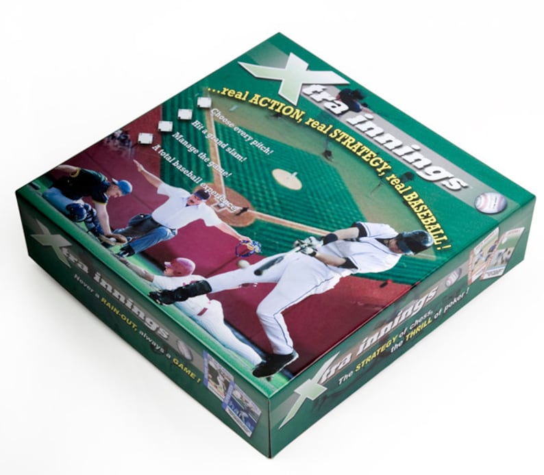 Baseball - Xtra Innings Strategy Baseball Board Game - Etsy