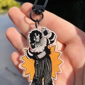 Creepypasta Keychain [ Laughing Jack ] - Etsy