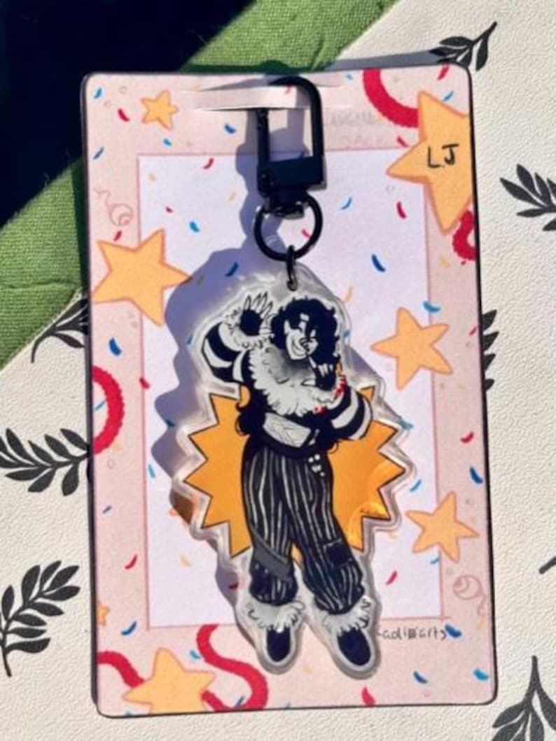Creepypasta Keychain [ Laughing Jack ] - Etsy