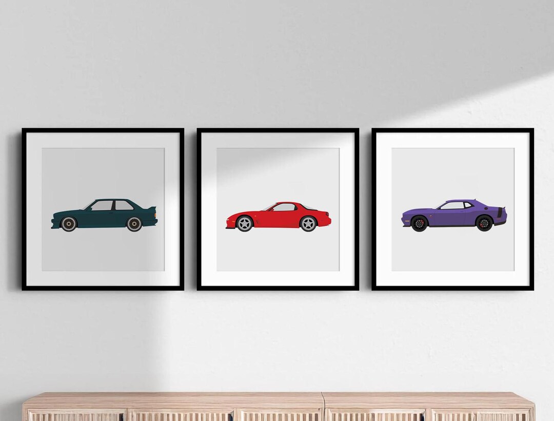 Custom Car Illustrations (digital) - Etsy