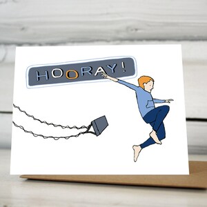 Hooray Congratulations Illustrated Greeting Card - Etsy