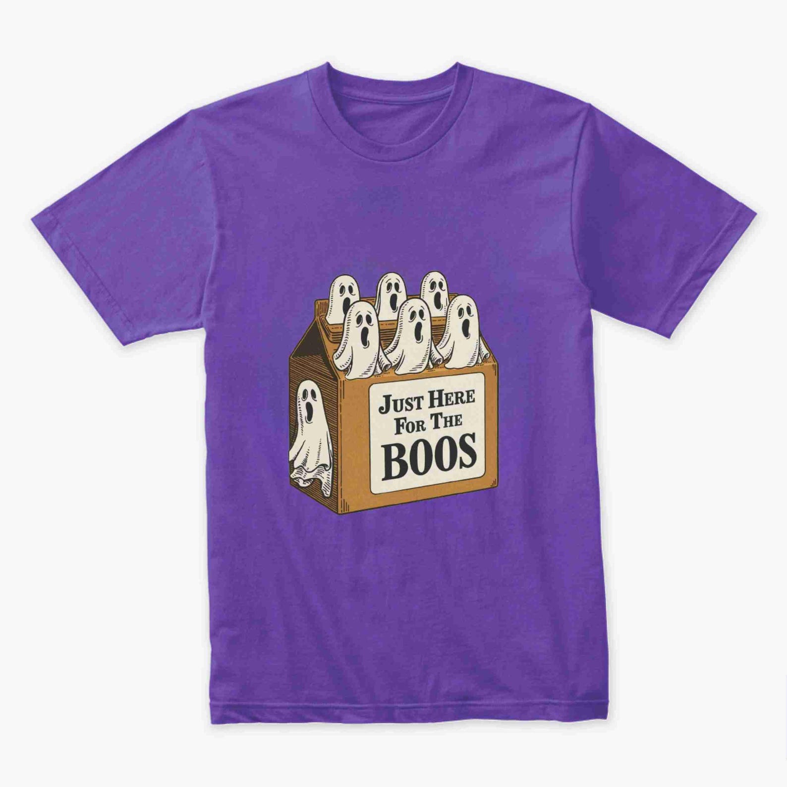 Just Here for the Boos PNG Fun Printable Design for Halloween Parties ...