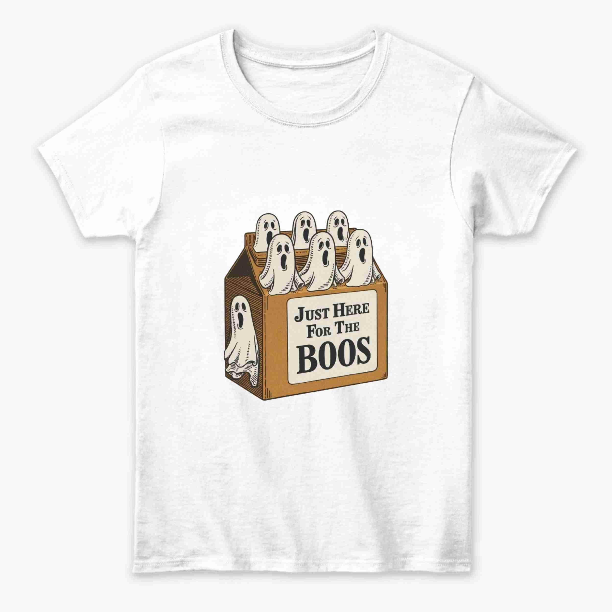Just Here for the Boos PNG Fun Printable Design for Halloween Parties ...
