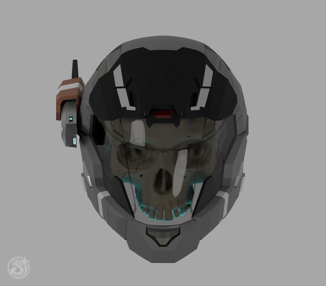 Haunted / Pilot Helmet STL | 3D Printer Files - Etsy