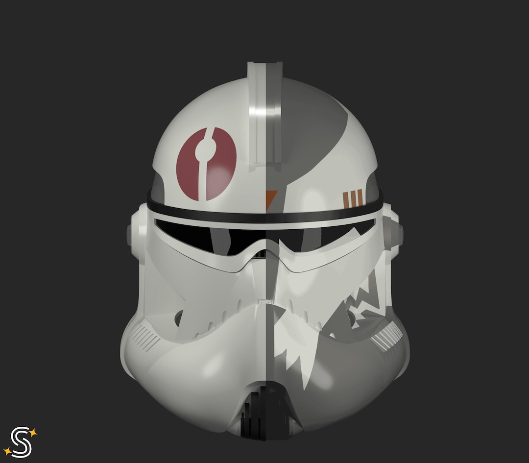 Star Wars BARC Trooper Helmet STL | 3D Printer Files - Etsy