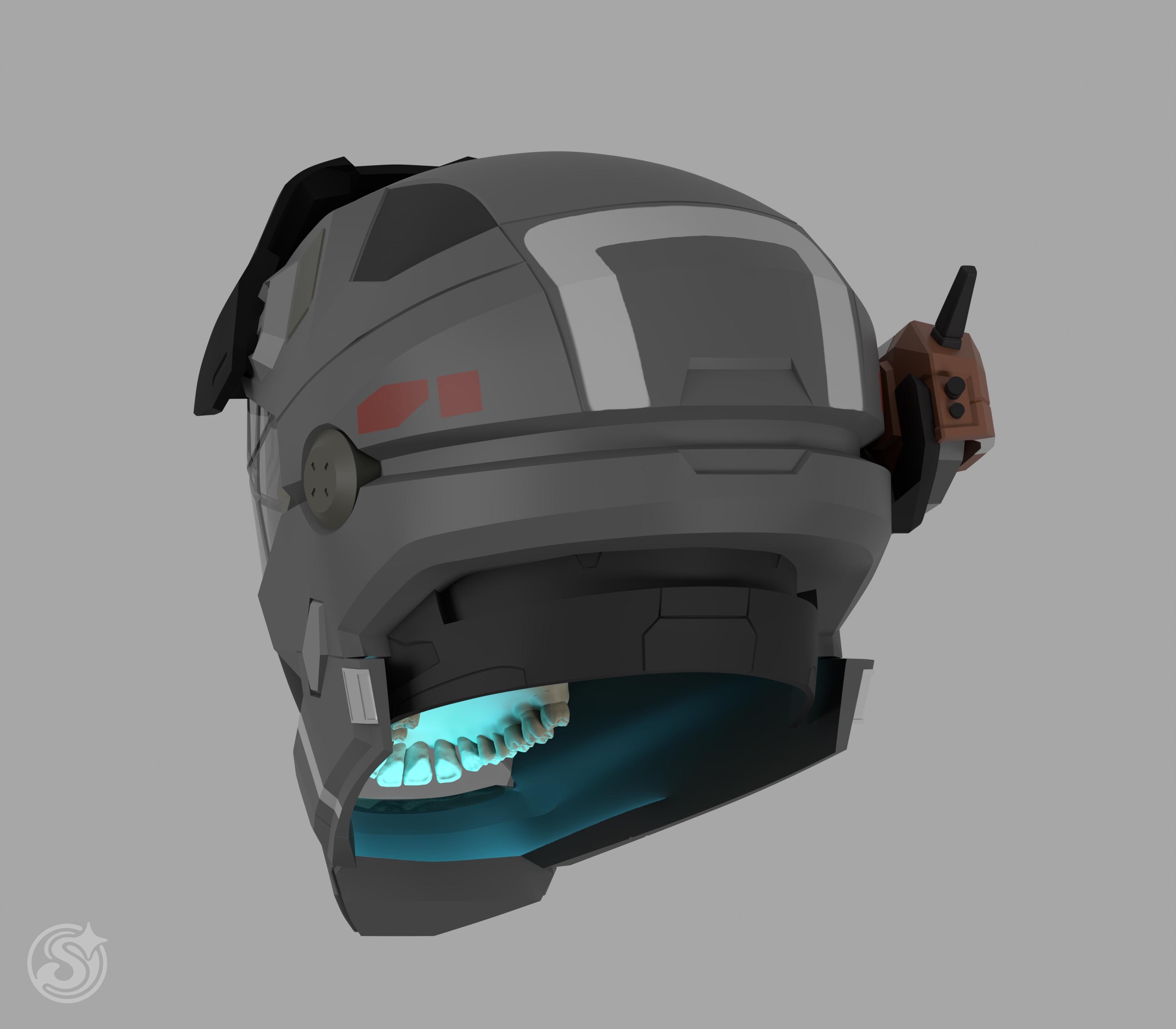 Haunted / Pilot Helmet STL | 3D Printer Files - Etsy