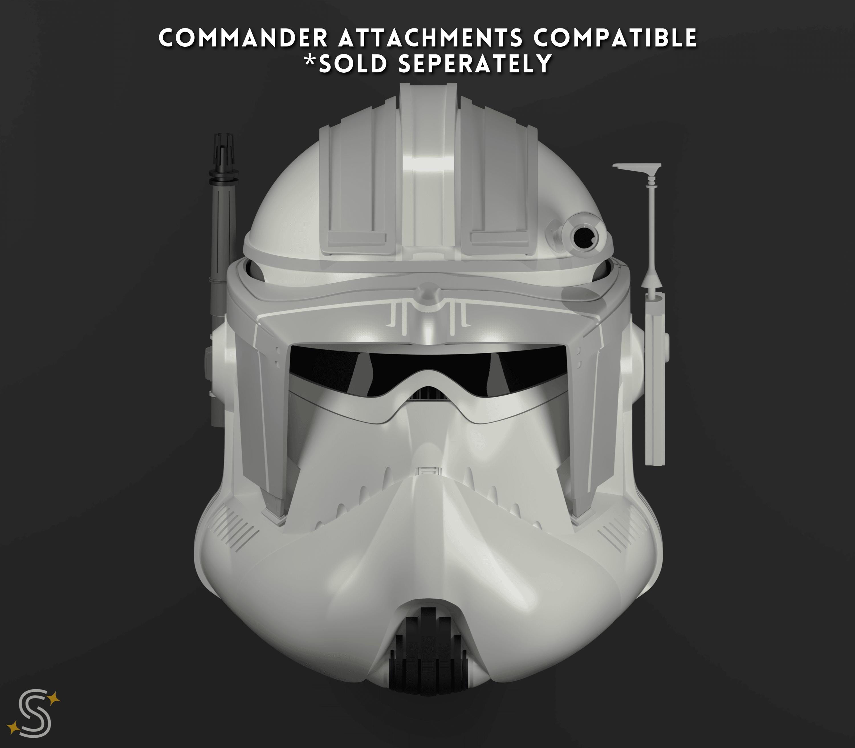 BARC Trooper Helmet STL | 3D Printer Files - Etsy