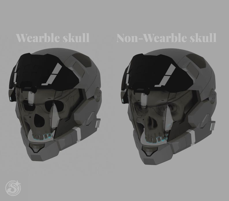 Haunted / Pilot Helmet STL | 3D Printer Files - Etsy
