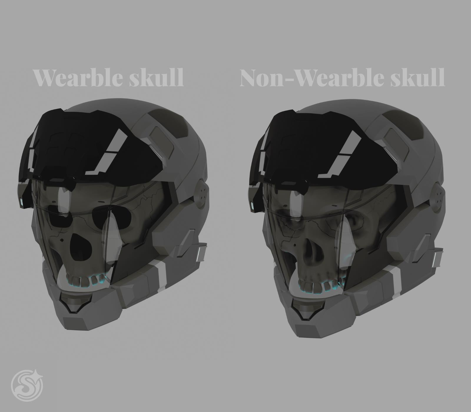 Haunted / Pilot Helmet STL | 3D Printer Files - Etsy