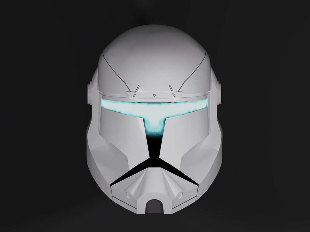 Animated Clone Commando Helmet | STL Files 3D Print Model - Etsy