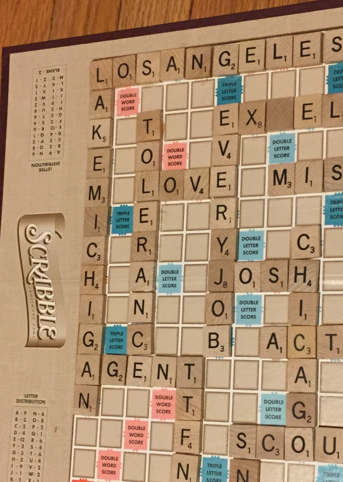 CUSTOM SCRABBLE Board - Etsy