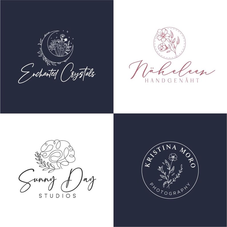 Custom Hand Drawn Logo, Logo Design, Logo Design Custom for Business ...
