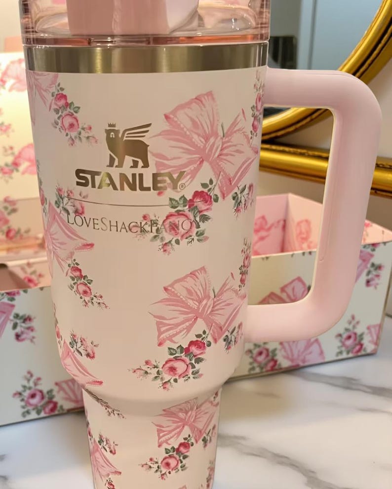 Custom Love Shack Fancy Stanley Tumbler Cup | Stanley Camping Quencher | 40 Ounce - Etsy UK