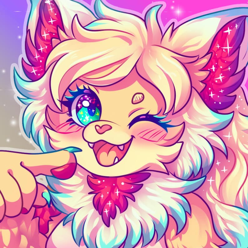 Furry Character Commission Custom Illustration Anime Style for Content ...