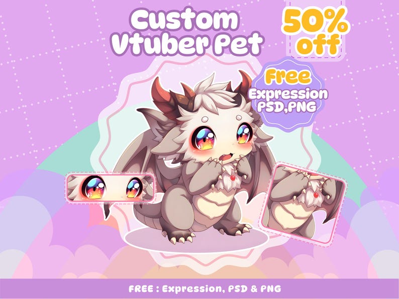 Personalized Live2d Mascot, for Brand Presence and Channel Identity - Etsy