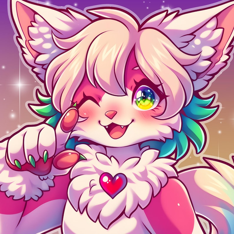 Furry Character Commission Custom Illustration Anime Style for Content ...