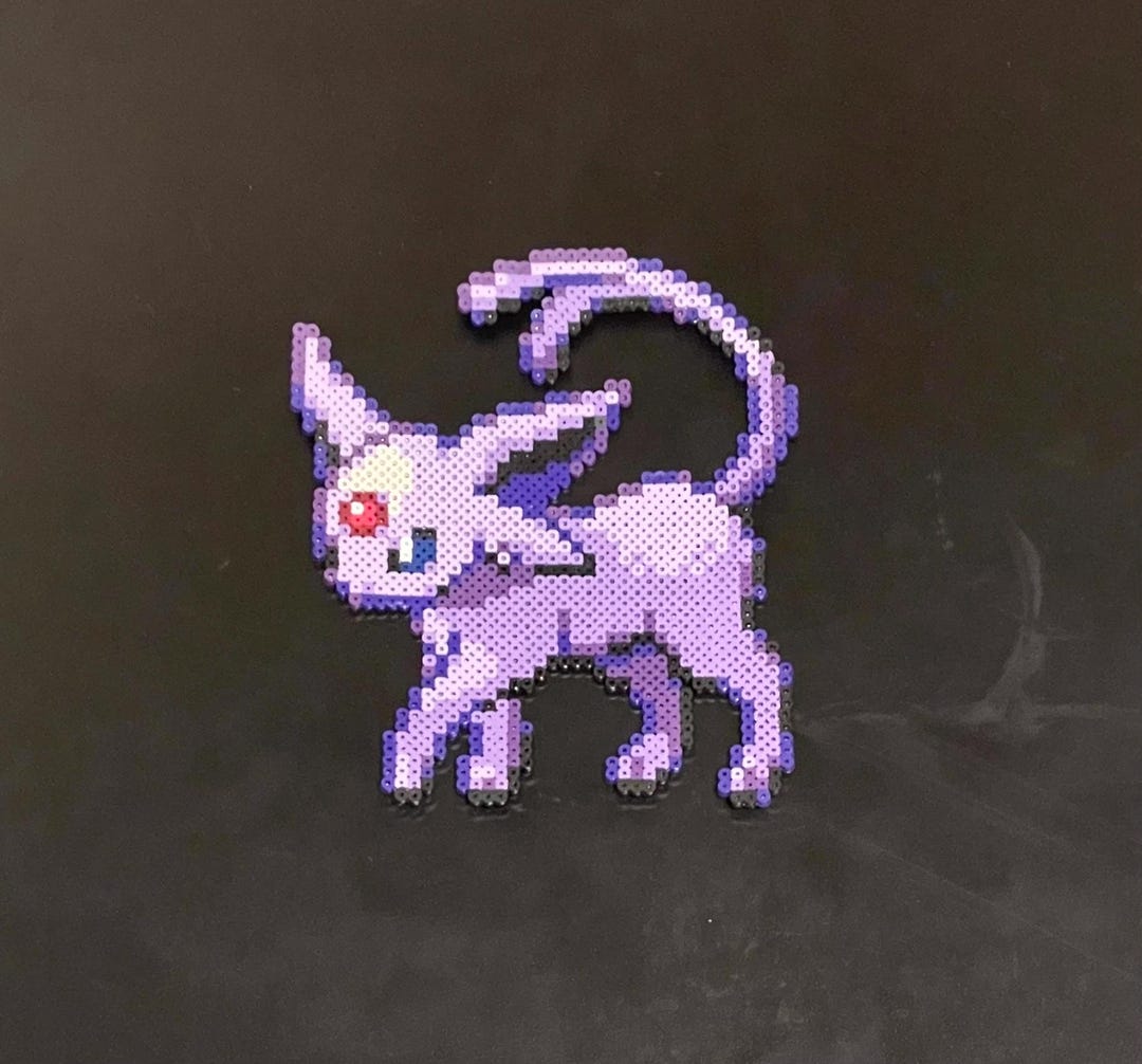 Espeon Perler Bead Art - Etsy Australia