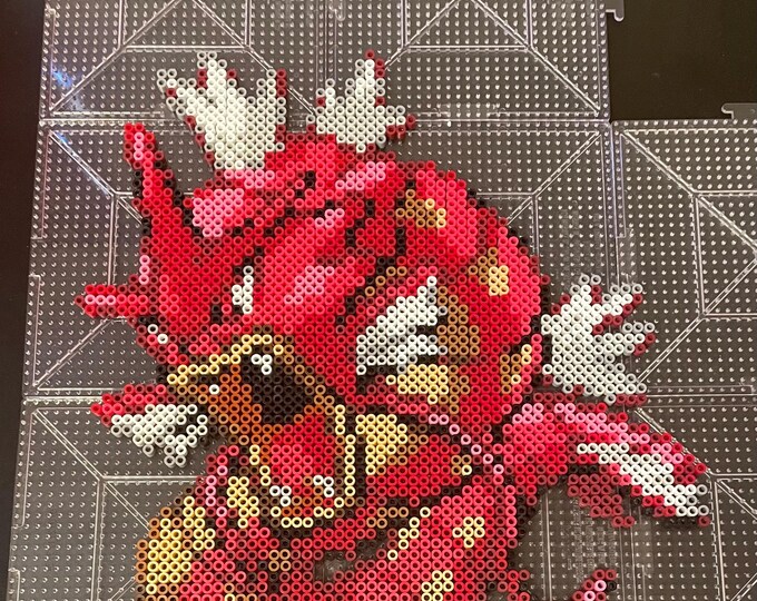 Red Gyarados Perler - Etsy