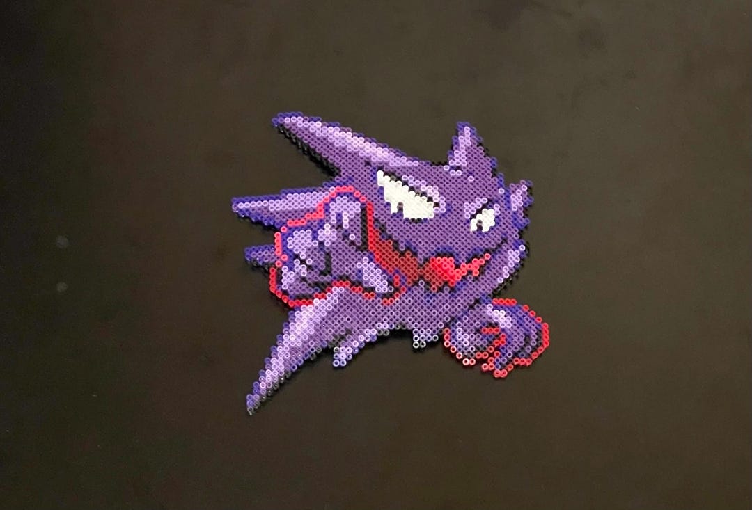 Haunter Perler Bead Sprite - Etsy
