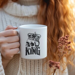 King Skeleton Svg Bundle,png,crowned Skeleton King Svg Files for Cricut ...