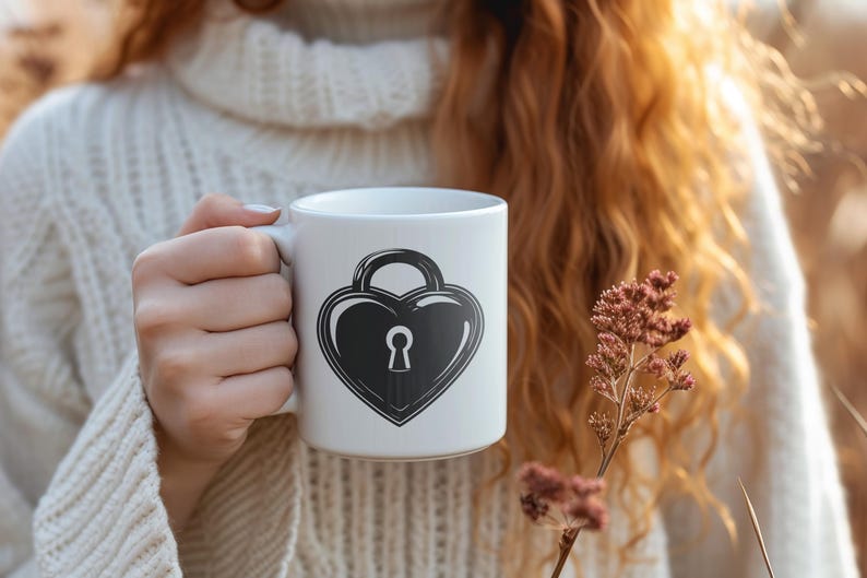 Heart Lock Svg Bundle,love Heart Png for Cricut ,silhouette,valentine's ...