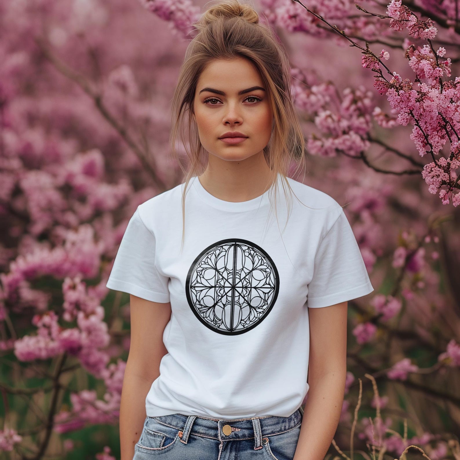 Church Glass Svg Bundle,png,mandala Gothic Rose Window, Church Rosette ...